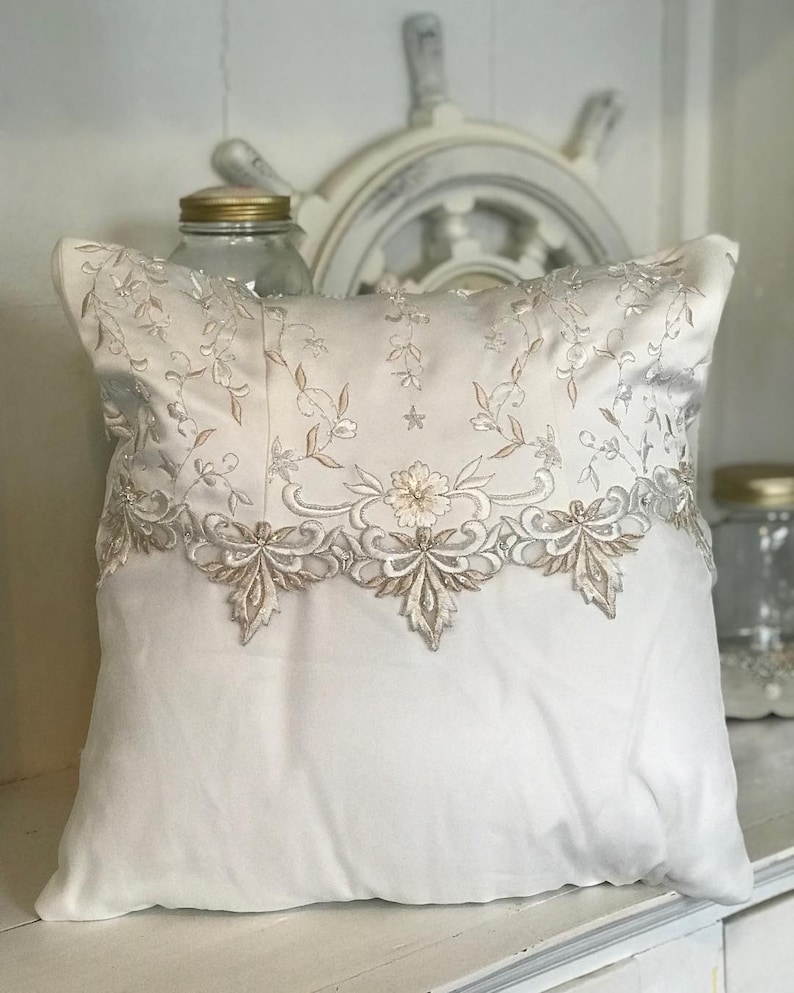 Custom Wedding Dress Pillow Bridal Keepsake Family Heirloom Gift ...