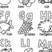 Alphabet Coloring Pages - Etsy