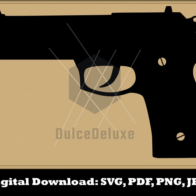 Handgun Svg - Etsy