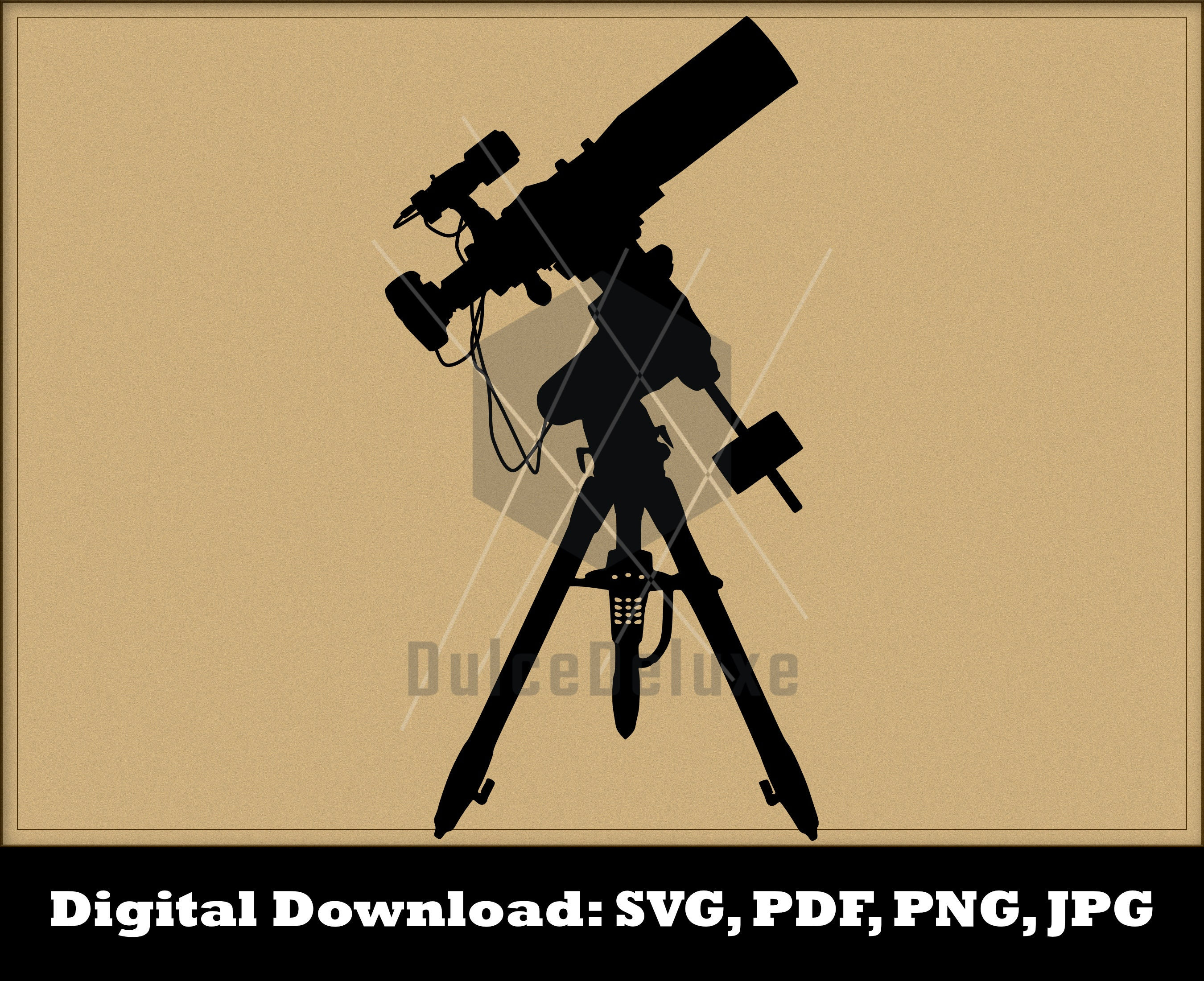 Astrophotography Refractor Telescope SVG - Equatorial Mount Orion ...