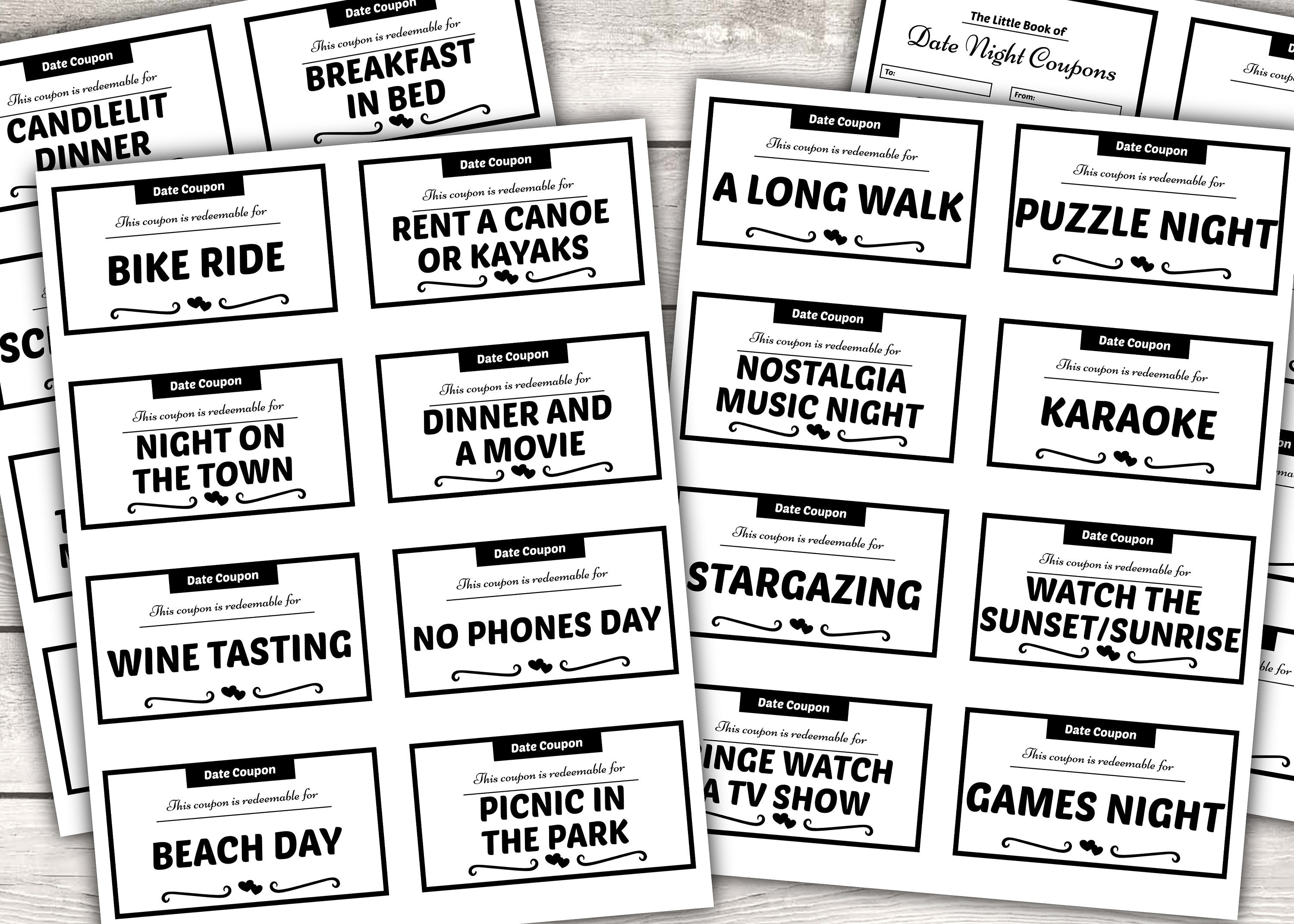 Printable Sex Bdsm Date Night Coupons Naughty Kinky Erotic Fetish Bondage Domination Sadism