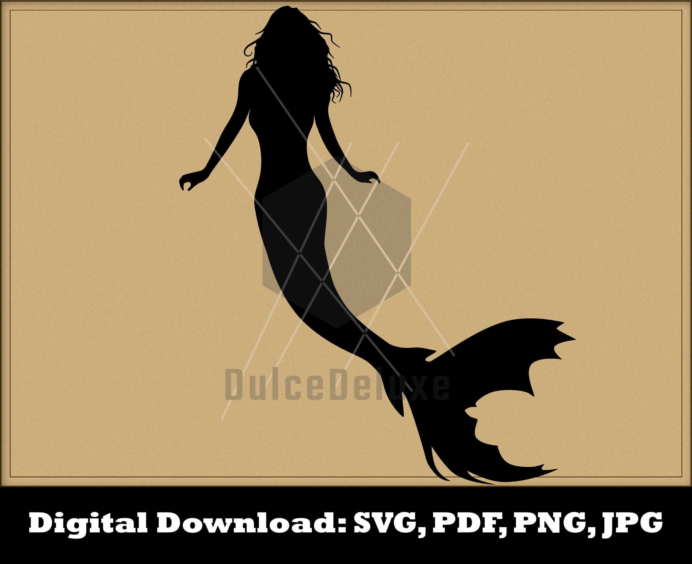 Mermaid SVG Dungeons and Dragons Mythical Creatures Monsters Beasts ...