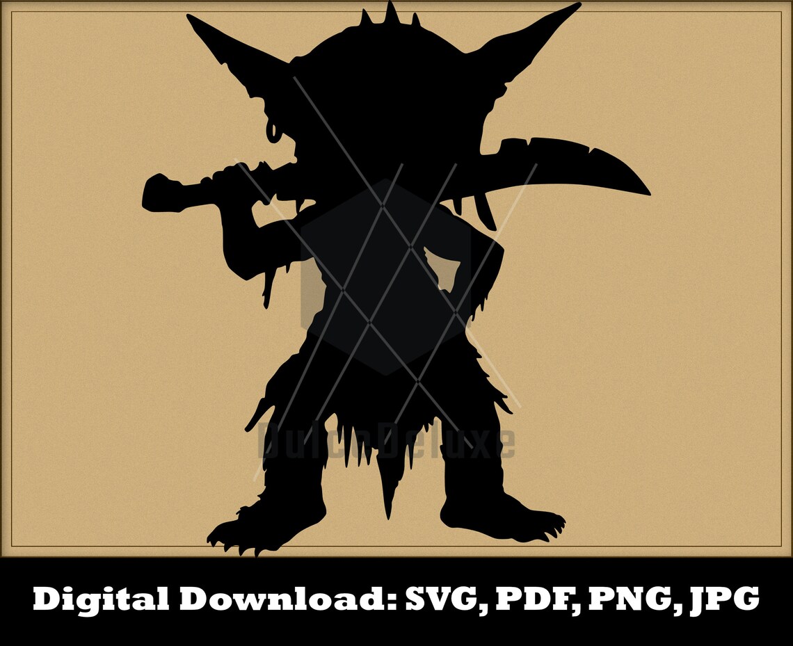 Goblin SVG - Dungeons and Dragons Mythical Creatures Monsters Beasts ...