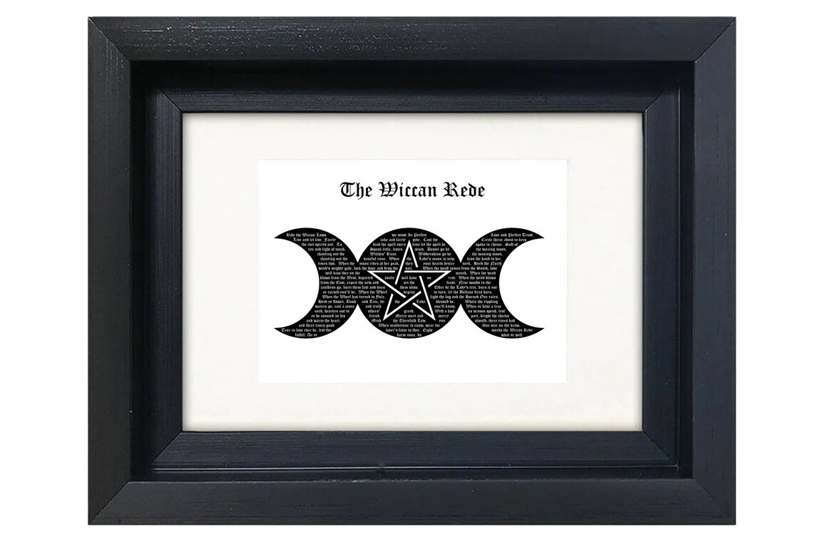 The Wiccan Rede SVG - Book of Shadows - Pagan Witchcraft SVG - Triple ...