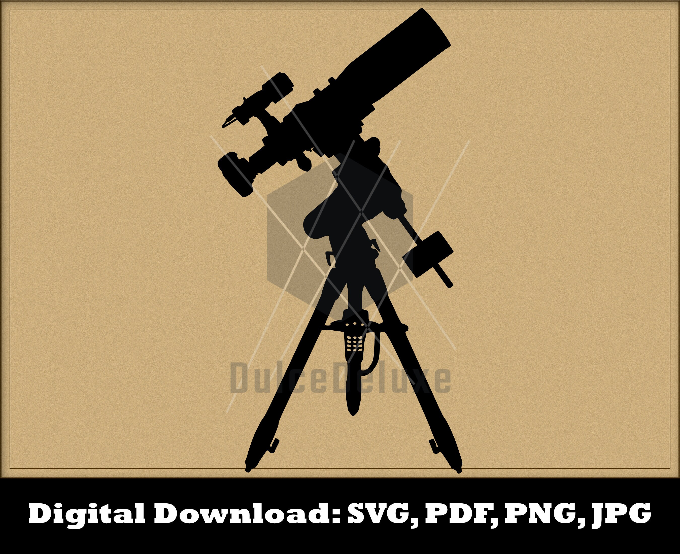 Astrophotography Refractor Telescope SVG - Equatorial Mount Orion ...