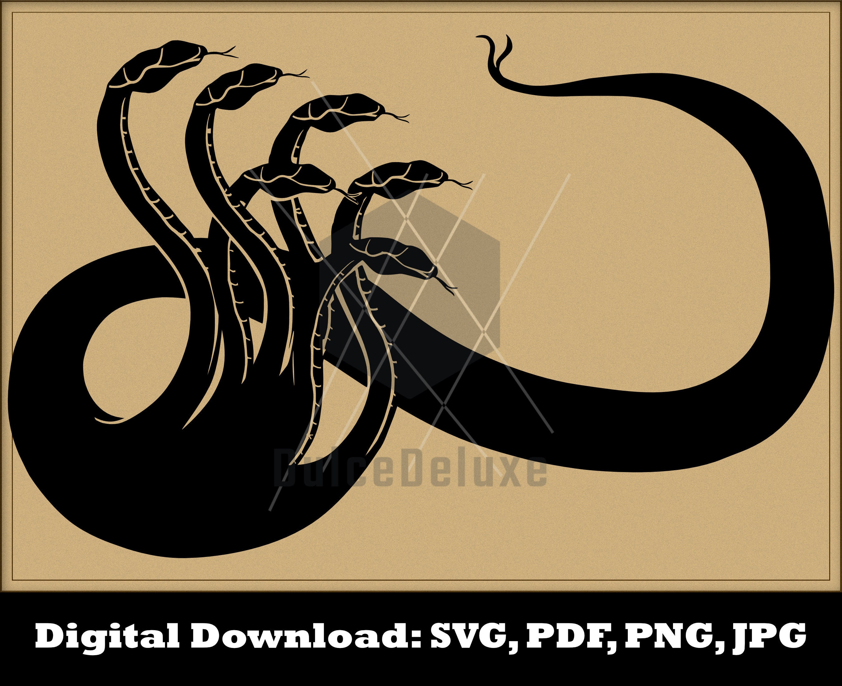 Hydra SVG - Dungeons and Dragons Mythical Creatures Monsters Beasts ...