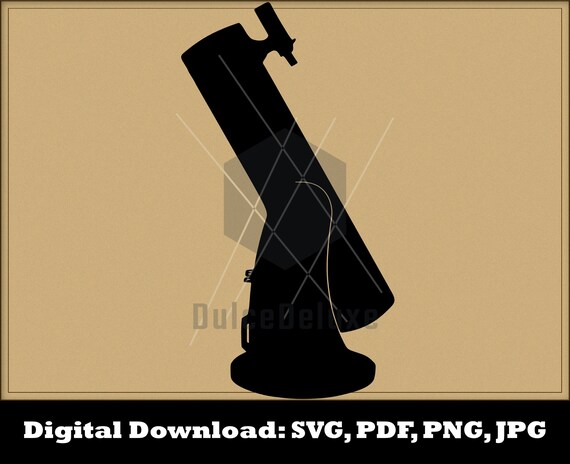 Dobsonian 8 Inch Reflector Telescope SVG Astronomy - Etsy