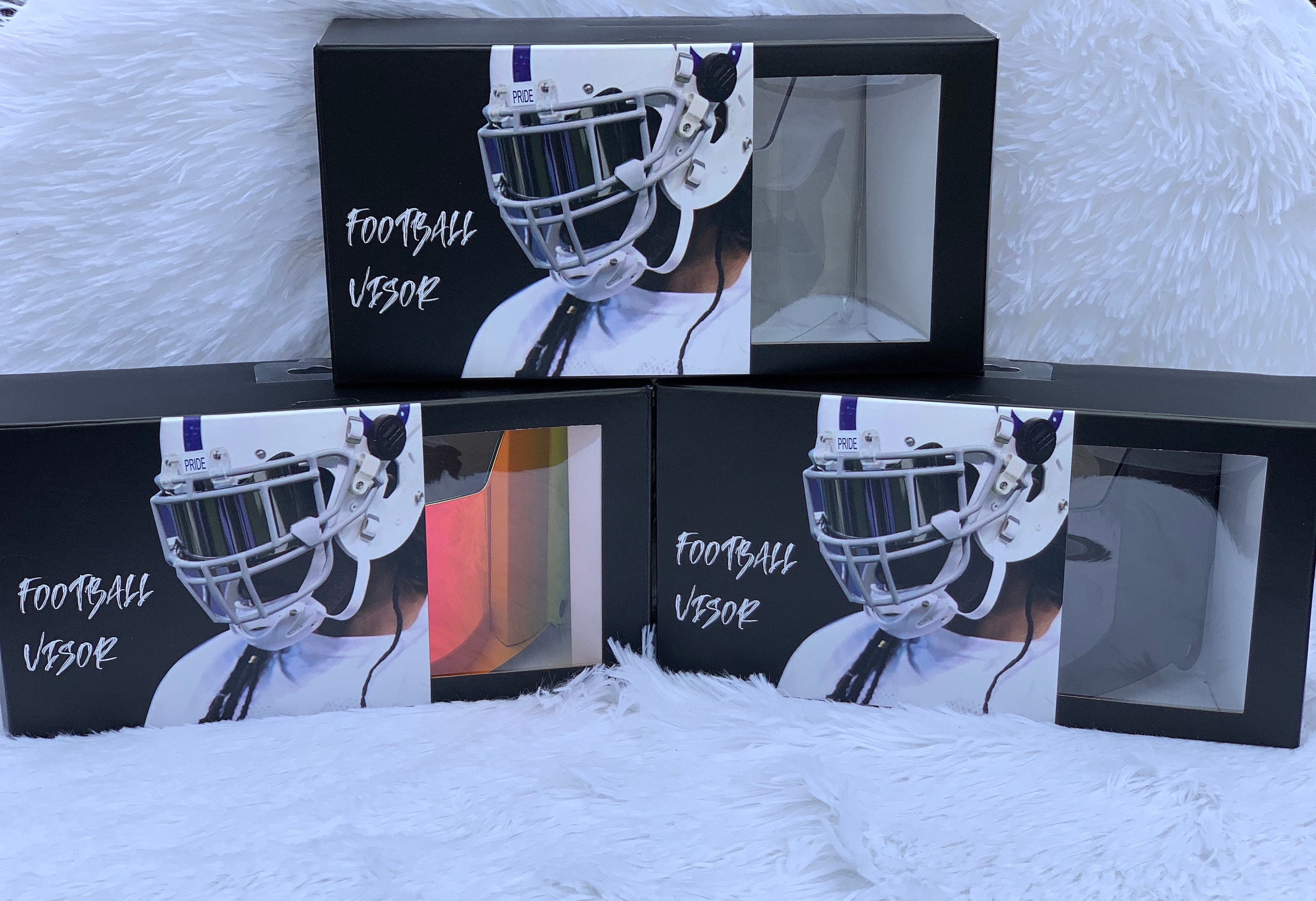 Precision Football Helmet Visor Mirror Chrome - Etsy