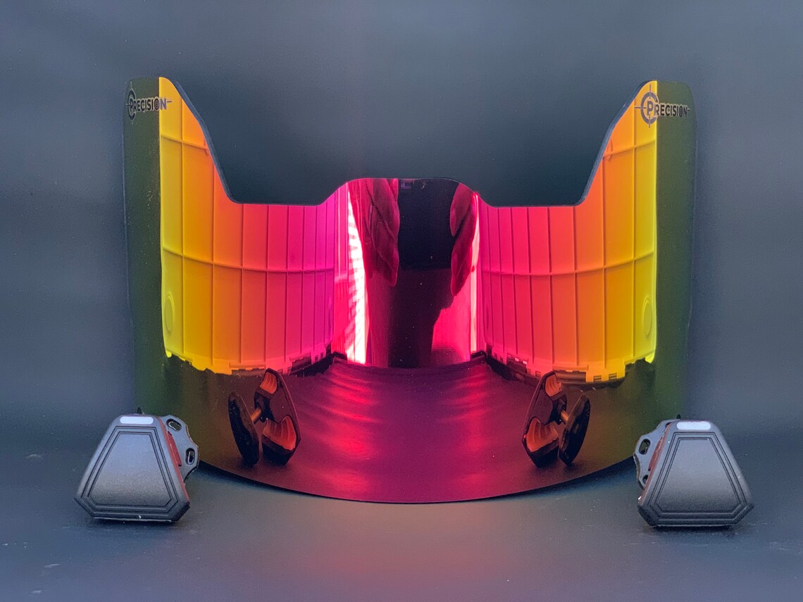 Precision Football Helmet Visor Revo Red - Etsy