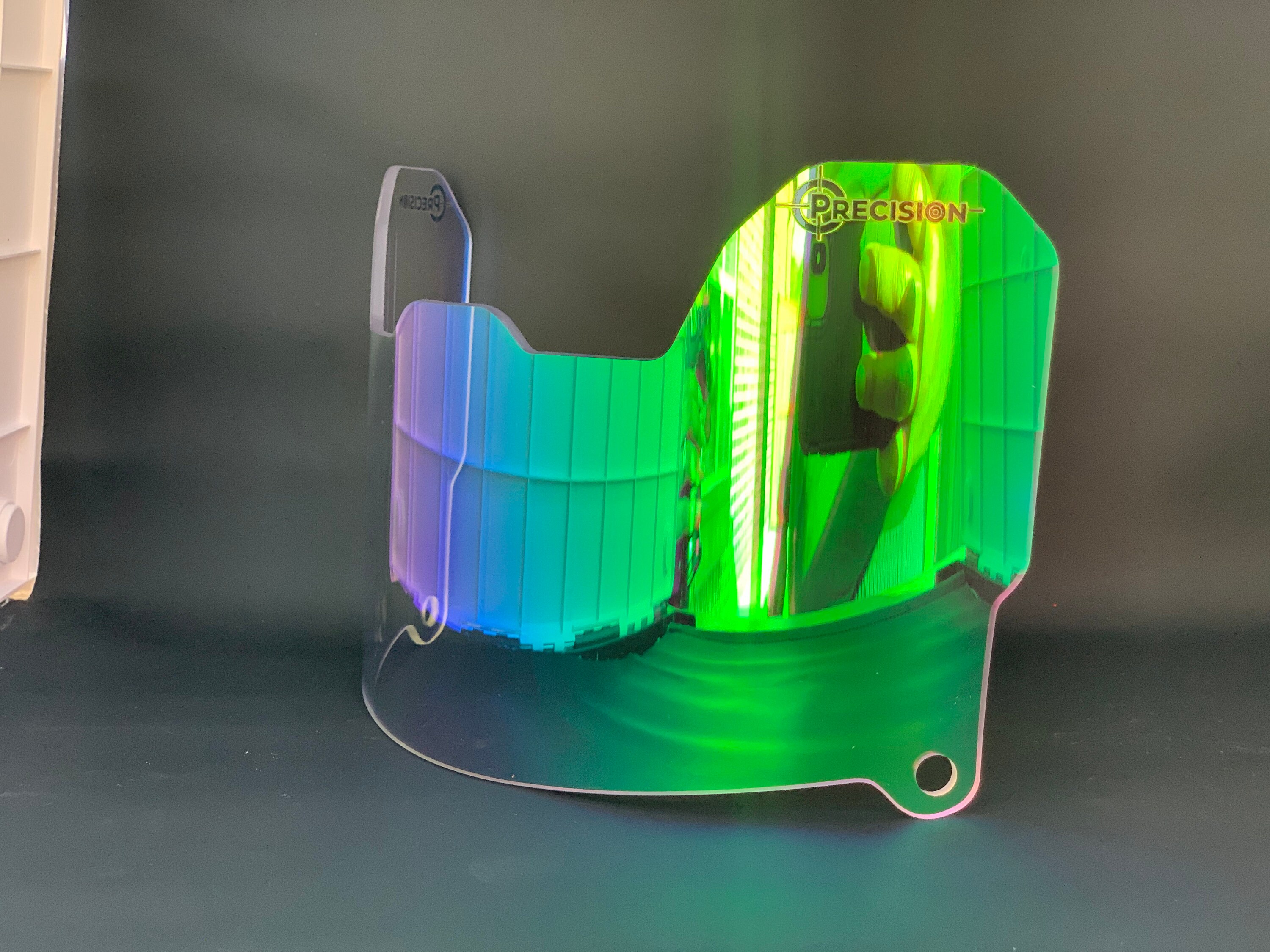Precision Football Helmet Visor Clear Revo Green - Etsy.de