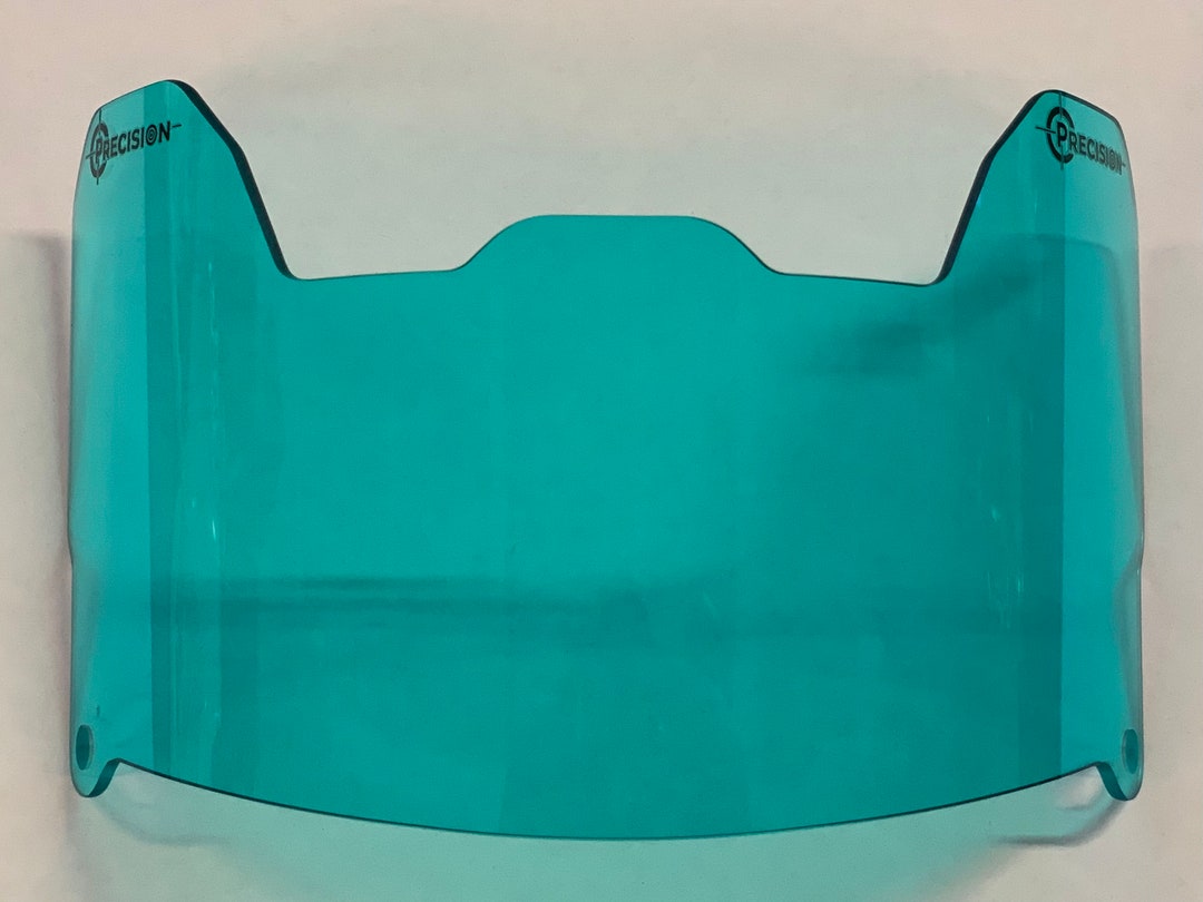 Precision Football Helmet Visor, Aqua - Etsy