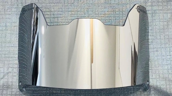 Precision Football Helmet Visor Mirror Chrome - Etsy