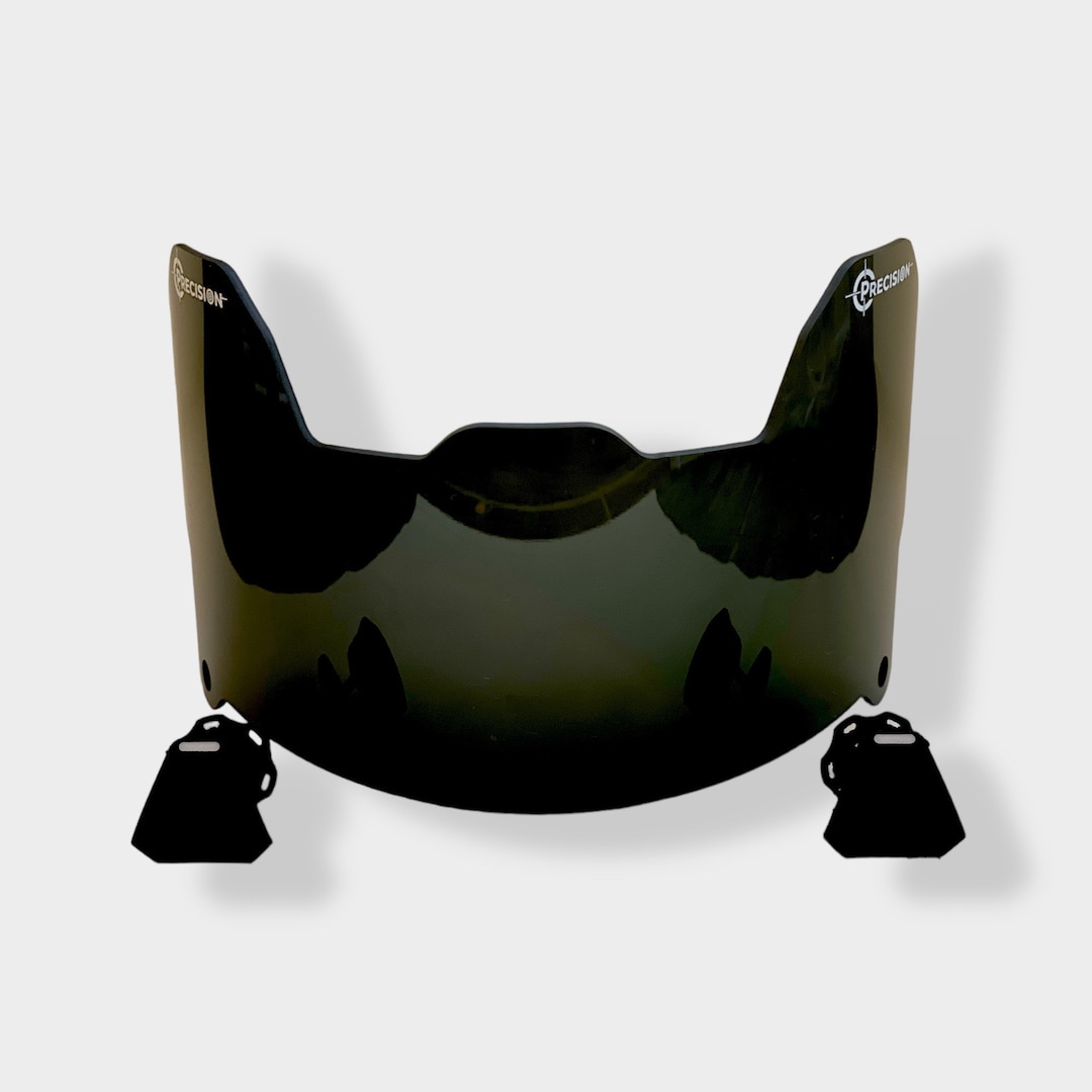 Precision Football Helmet Visor, Midnight Black - Etsy