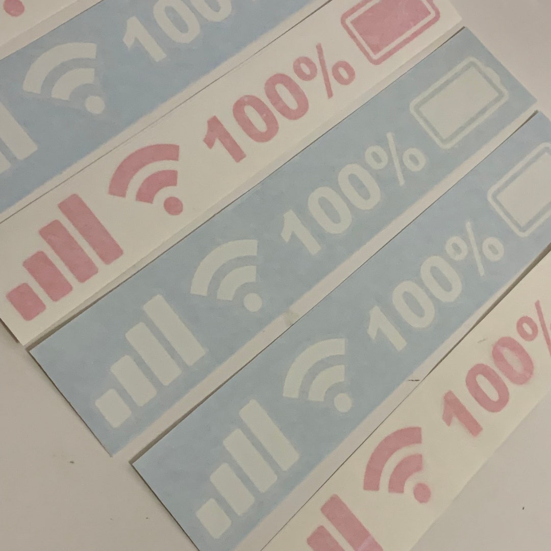 Status Bar Decal, Status Bar Laptop Decal, Status Bar Car Window Decal ...