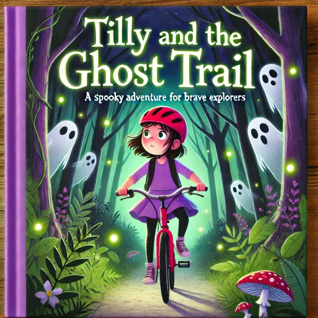 Spooky Kids Adventure Book - Ghost Trail Mystery and Courageous Biking ...