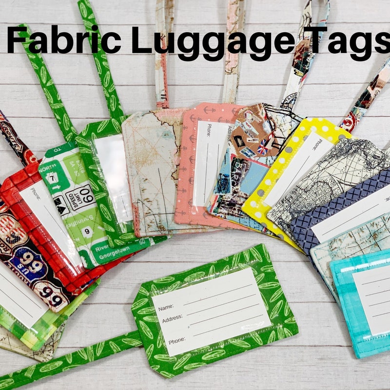 Travel Themed Name Tags - Etsy