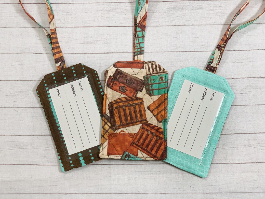 Luggage Name Tag, Travel Theme, Luggage Label, Gift Giving Tag, Travel ...