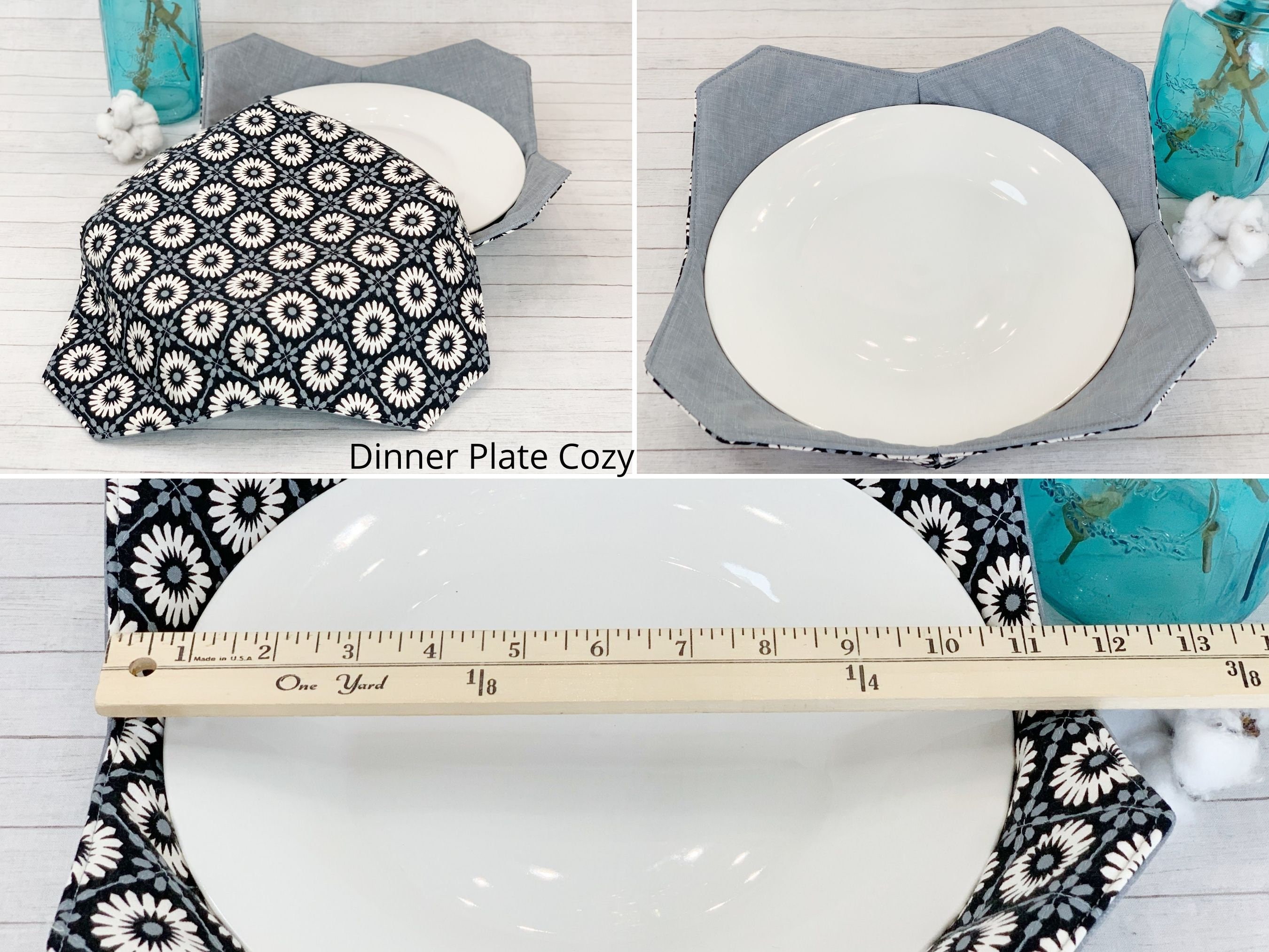 Microwave Cozy Plate Holder Soup Bowl Holder Mug Cozy Ice | Etsy