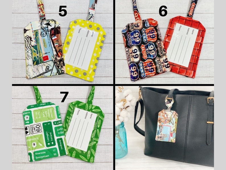 Luggage Name Tag Travel Theme Luggage Label Gift Giving - Etsy