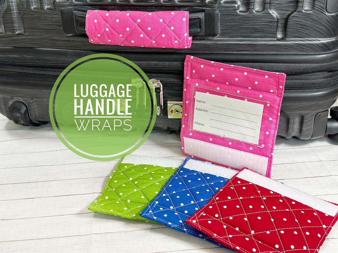 Luggage Handle Wrap, Suitcase Identifier, Luggage Spotter, Fabric ...
