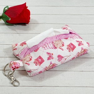 Quilted Tissue Cover, Travel Tissue Holder, Purse Tissue, Backpack ...