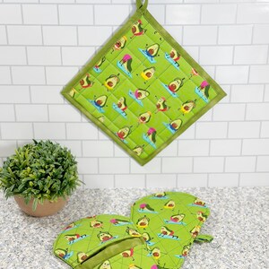 Mini Pot Holder, Avocado Merch, Potholder Set, Oven Mitt Small Hands ...