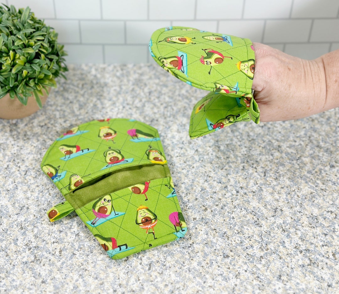 Mini Pot Holder, Avocado Merch, Potholder Set, Oven Mitt Small Hands ...