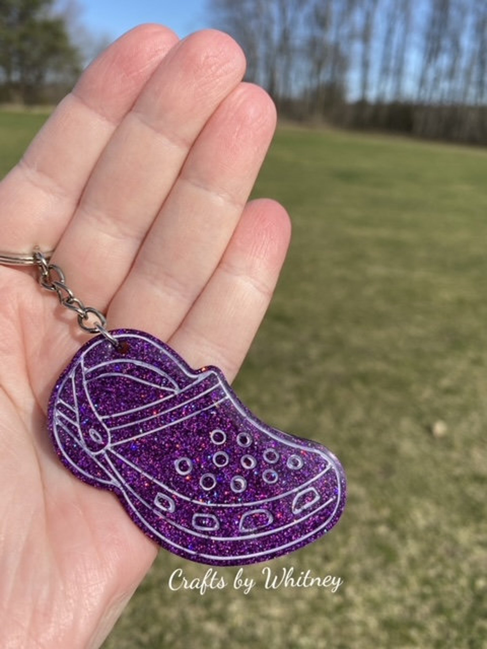 Croc Shoe Keychain Crocs Keychain If You Ain't | Etsy