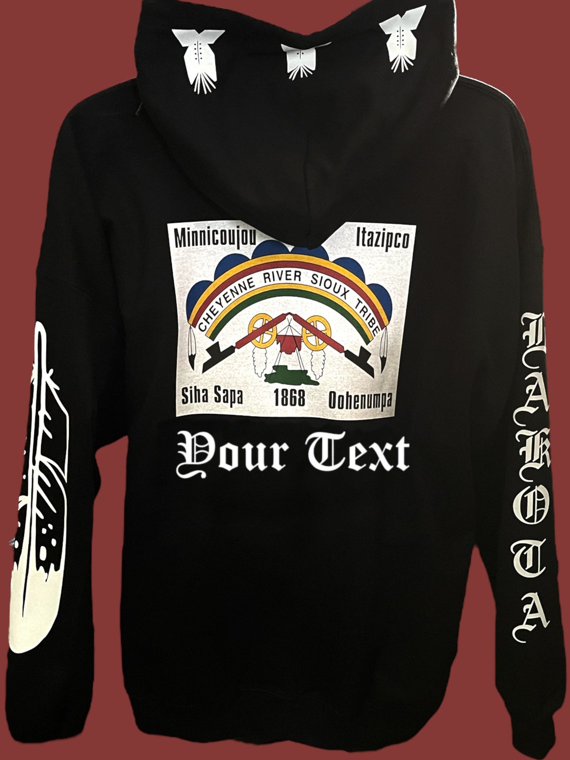 Cheyenne River Sioux Tribe Hoodie - Etsy