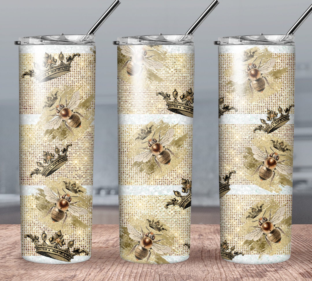 Queen Bee Tumbler 20oz PNG Design Digital Download - Etsy