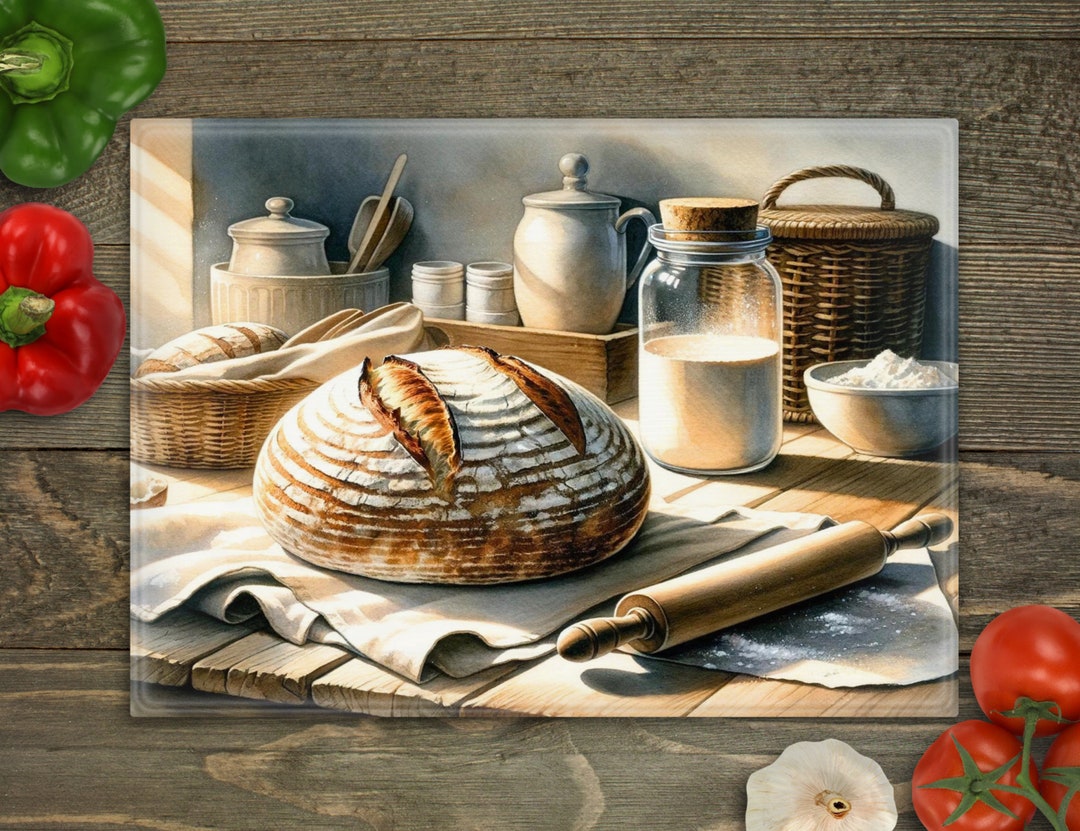 Cutting Board Sublimation Design Sourdough Bread - Etsy