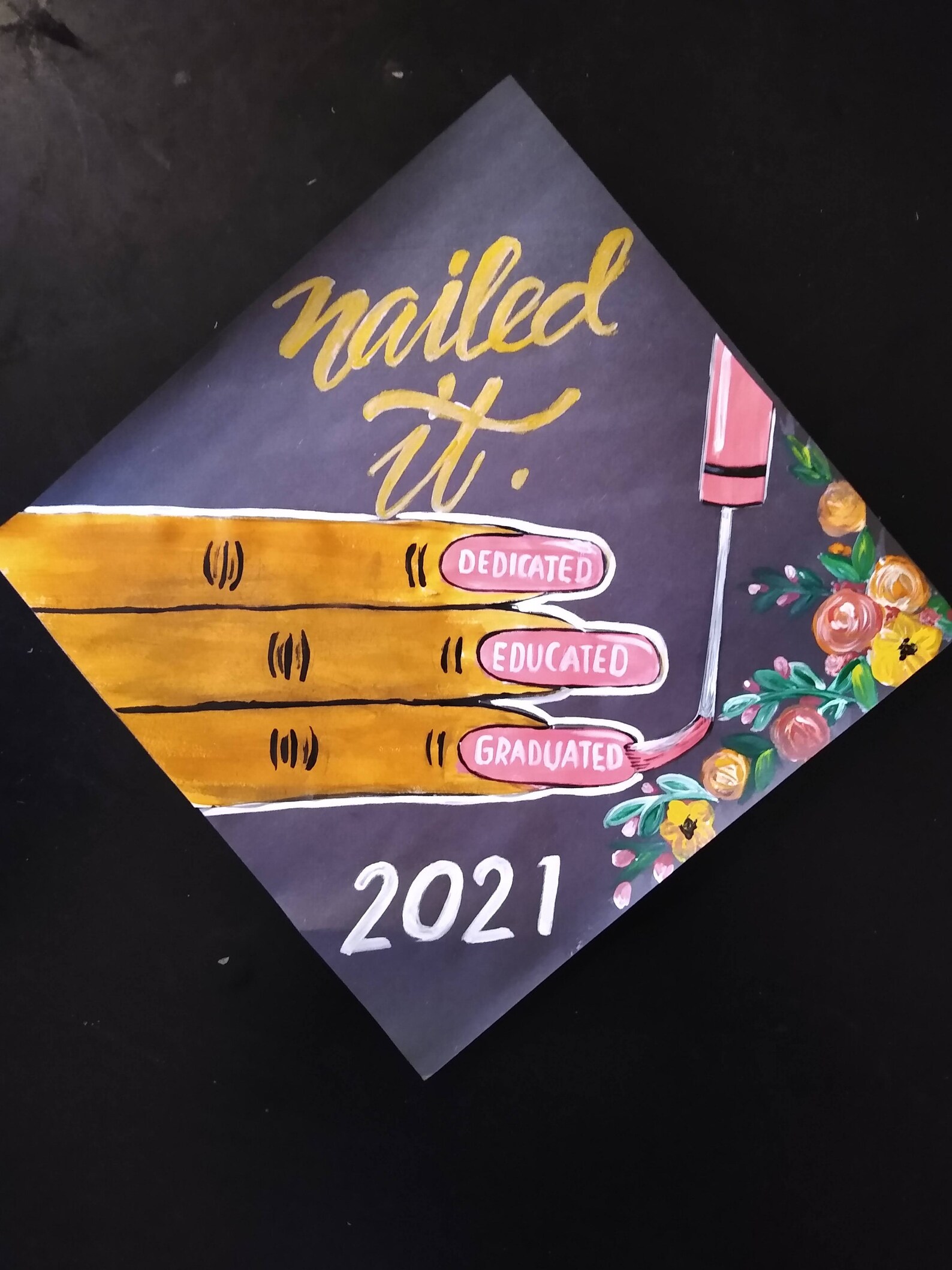 Hand Painted Graduation Caps - Etsy