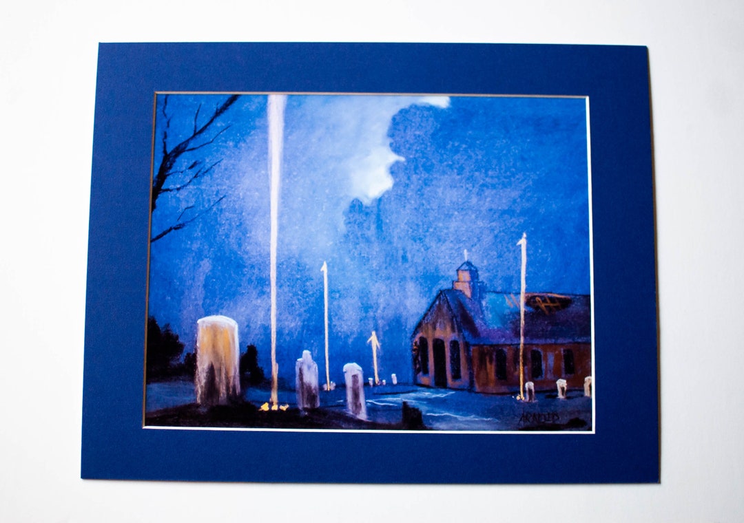 Rapture 8X10 Matted Print 11X14, Chalk Drawing, Chalk Print, Rapture ...