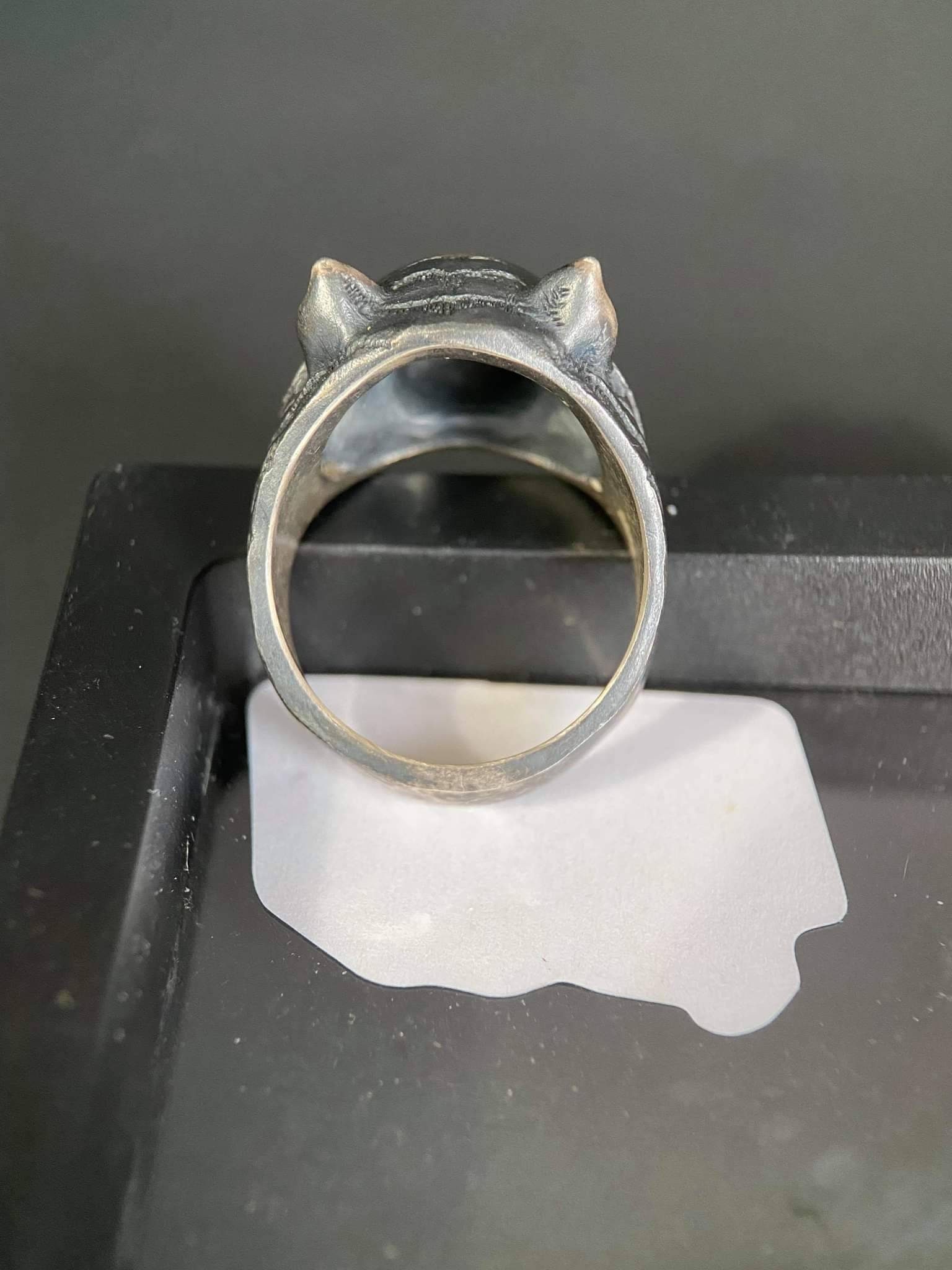 Tiger on Fire Ring, Tiger Ring, Animal Ring, Black Tiger Ring ...