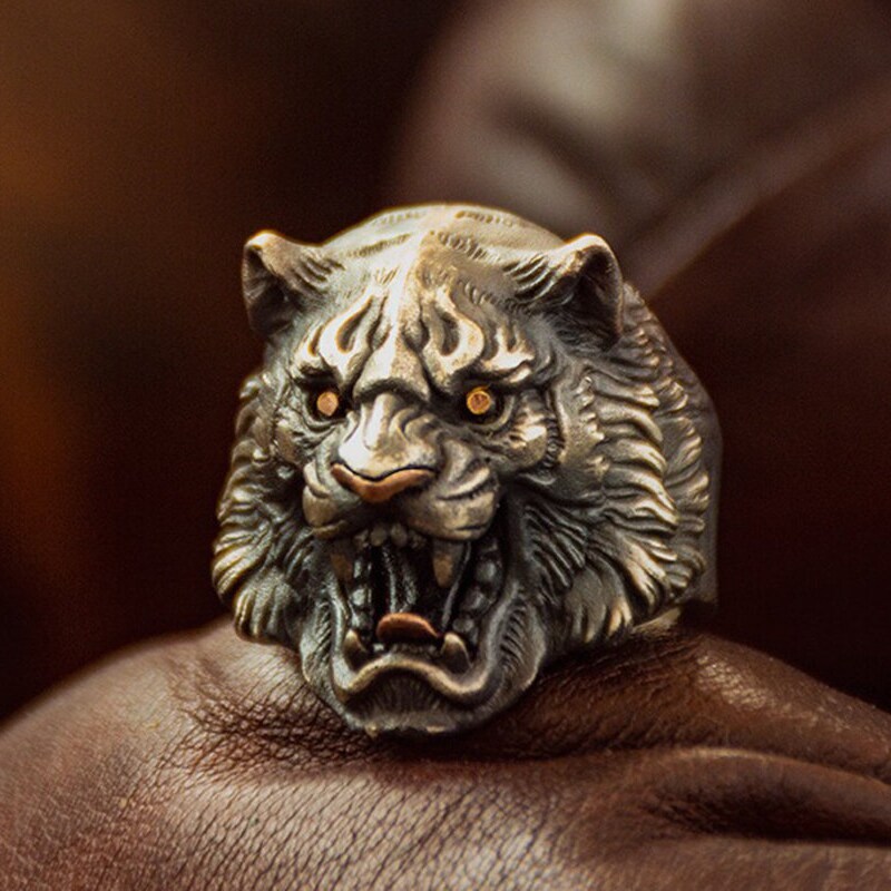 Tiger Ring - Etsy