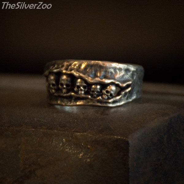 Skull Ring Men - Etsy
