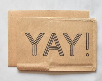 Yay Congrats Card - Etsy