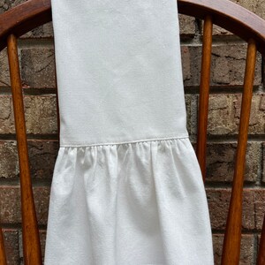 Farmhouse Ruffled Tea Towel,shabby Tea Towel,striped Tea Towel,linen ...