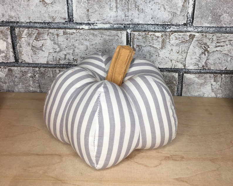 Fabric Pumpkinfarmhouses Fall Deco Buffalo Check Pumpkin - Etsy