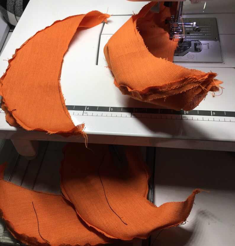 Fabric Pumpkinfarmhouses Fall Deco Buffalo Check Pumpkin - Etsy