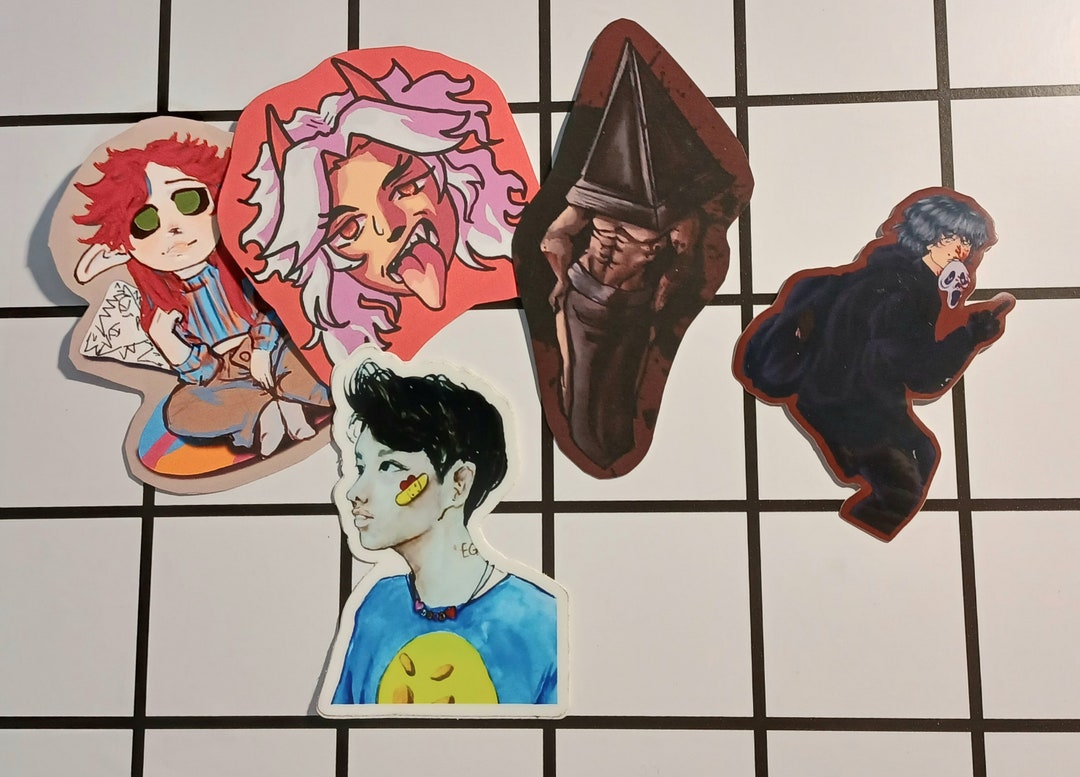 Large Stickers Itto, Jhope, Pyramid Head, Ghostface - Etsy