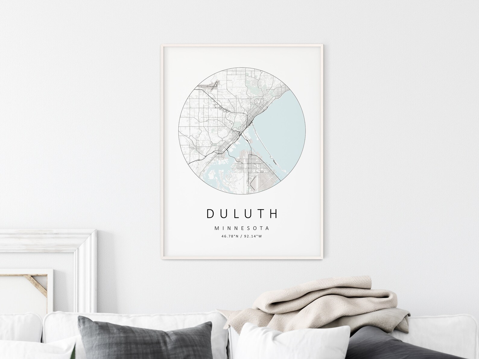 Duluth Map Print Map of Duluth Duluth Minnesota City Map | Etsy