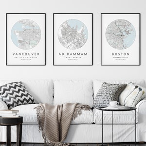 Ad Dammām Map Print | Map of Ad Dammām | Ad Dammām Saudi Arabia City ...