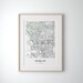 Dublin Ohio Map Print – Detailed Street Map Wall Art, Modern City Map ...