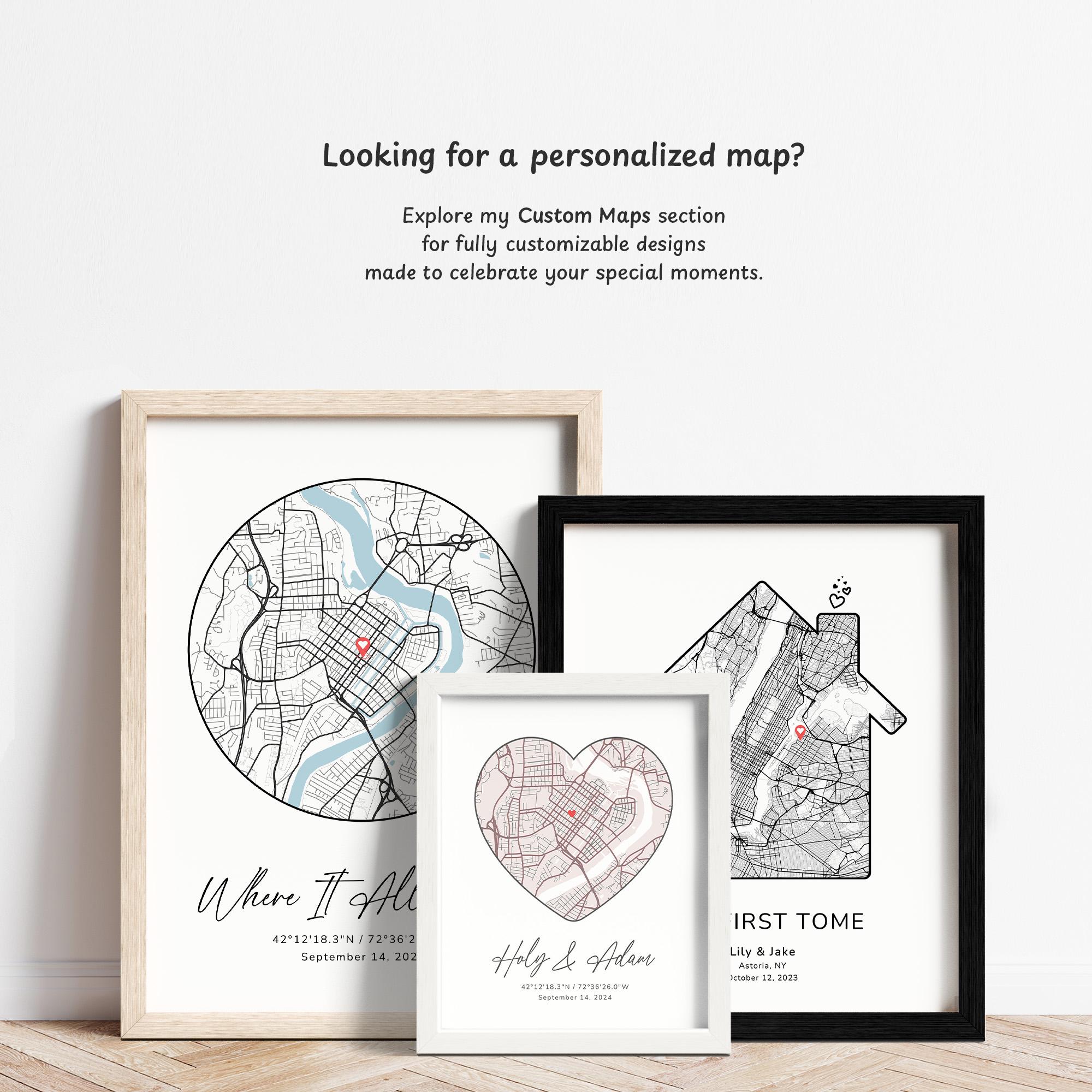 Dublin Ohio Map Print – Detailed Street Map Wall Art, Modern City Map ...