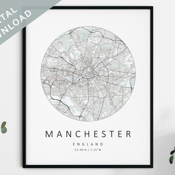 Manchester Print - Etsy UK