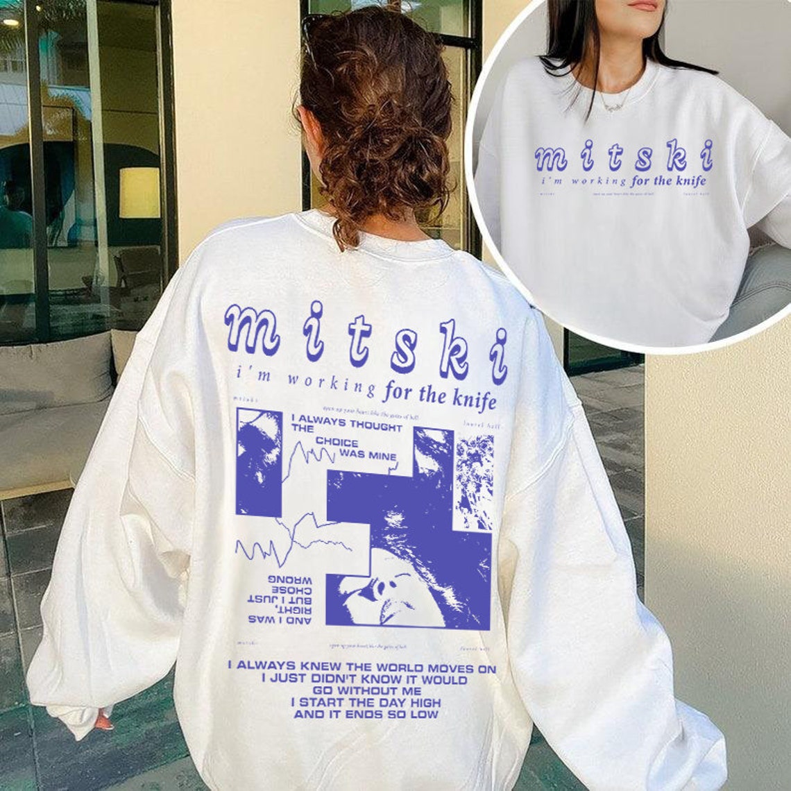 Mitski Working for the Knife Shirt, Vintage Album Mitski Shirt, Mitski ...