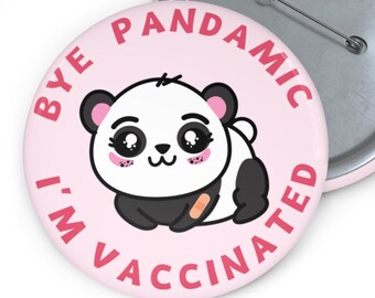 Cute Vaccine Badge - Etsy