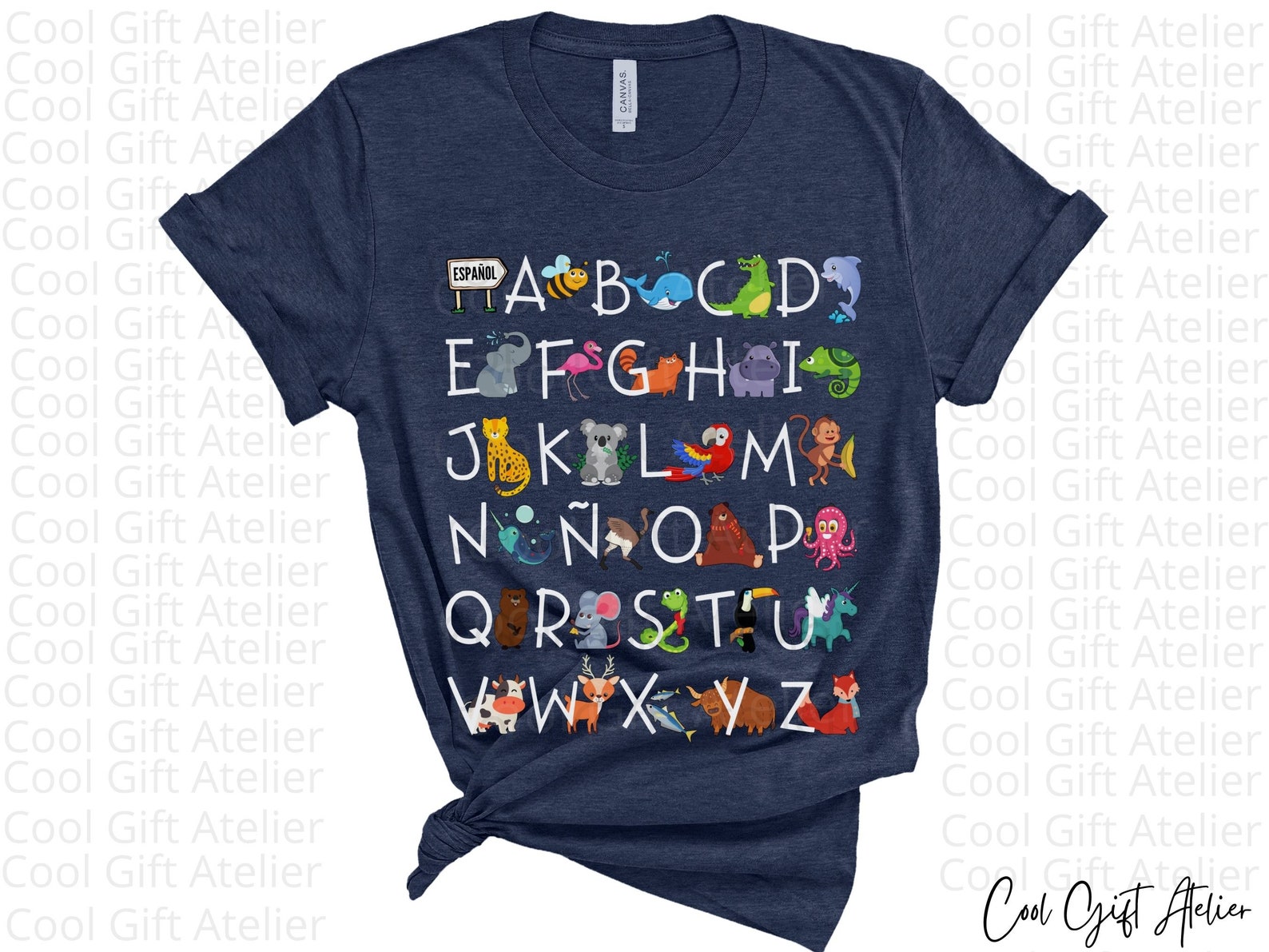 SPANISH TEACHER SHIRT Spanish Alphabet Shirt Maestra Shirt | Etsy