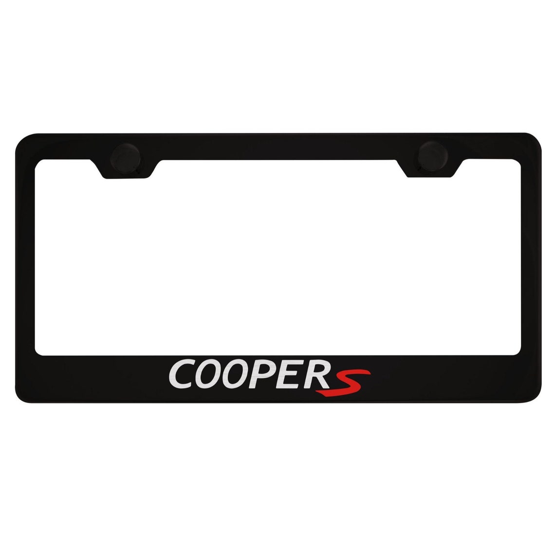 Mini Cooper S Black License Plate Frame | Etsy